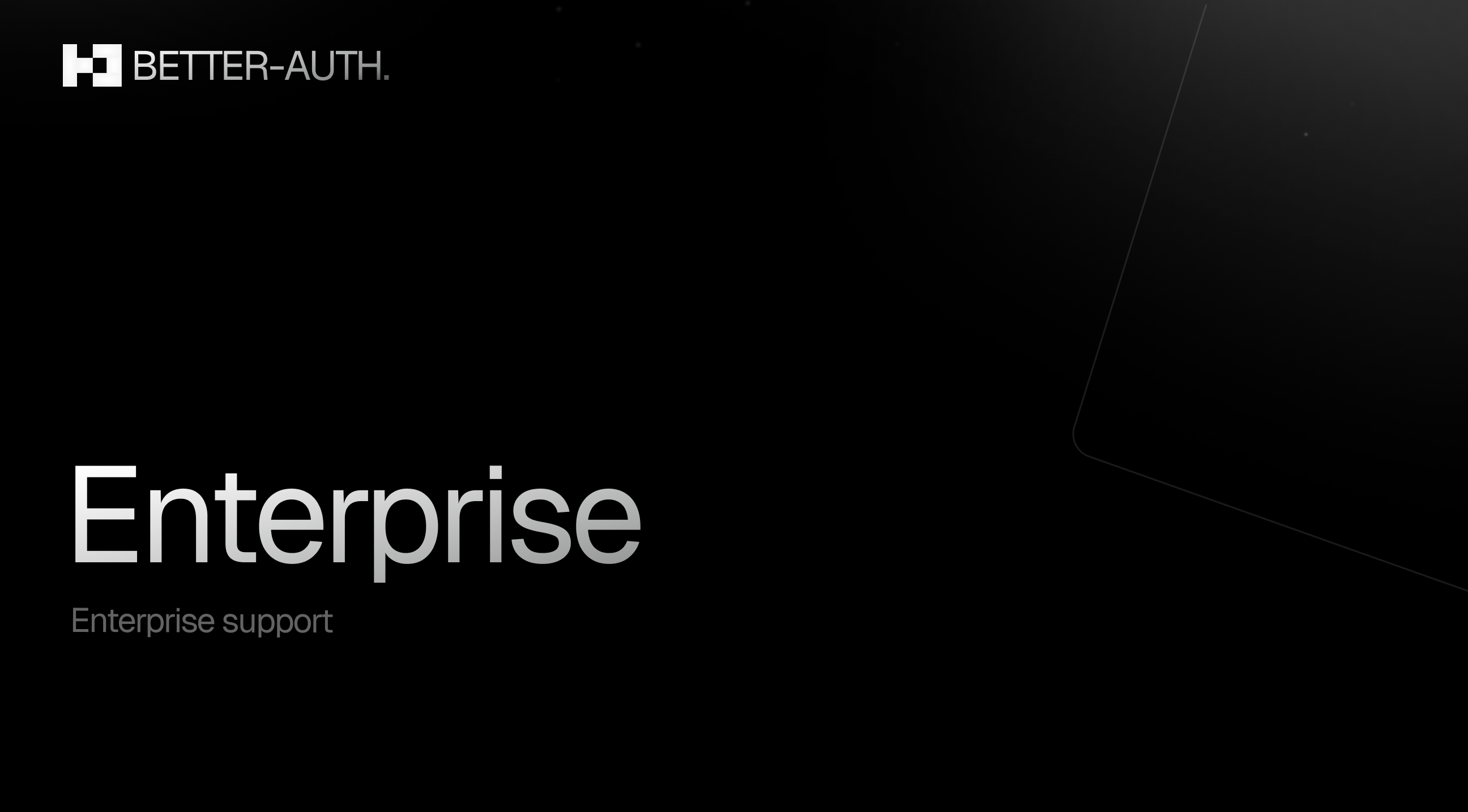 Enterprise | Better Auth | Better Auth